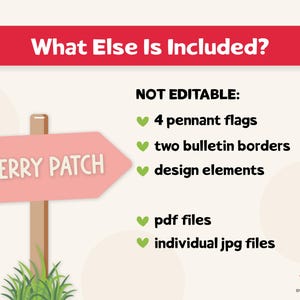 Spring Door Decor for Classroom, Strawberry Door Decor Kit, Summer ...