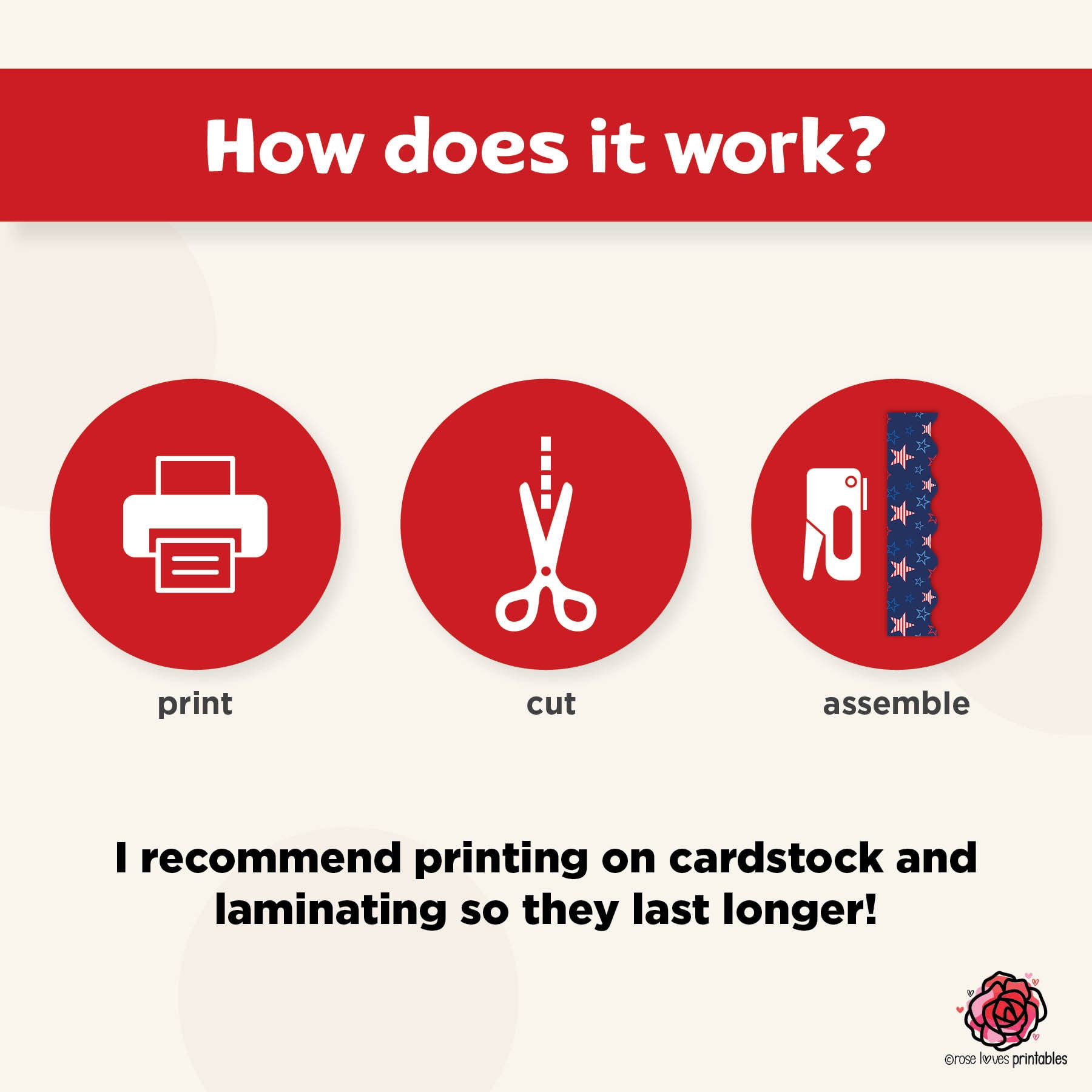 4th of July Bulletin Board Border, Printable Border for Classroom Decor ...