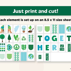 Earth Day Bulletin Board Kit, April Printable Bulletin Board for ...