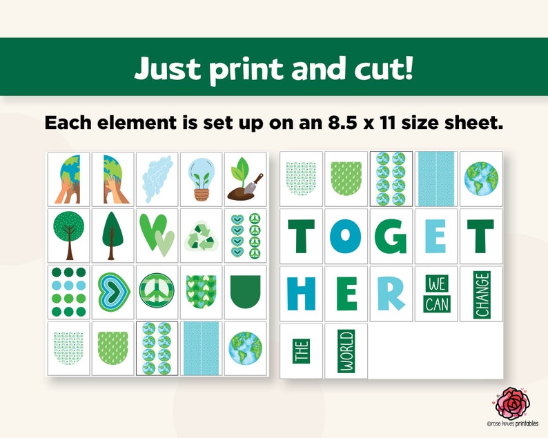 Earth Day Bulletin Board Kit, April Printable Bulletin Board for ...