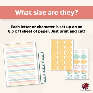 Easter Bulletin Board Border Set, Spring Bulletin Border, Printable ...