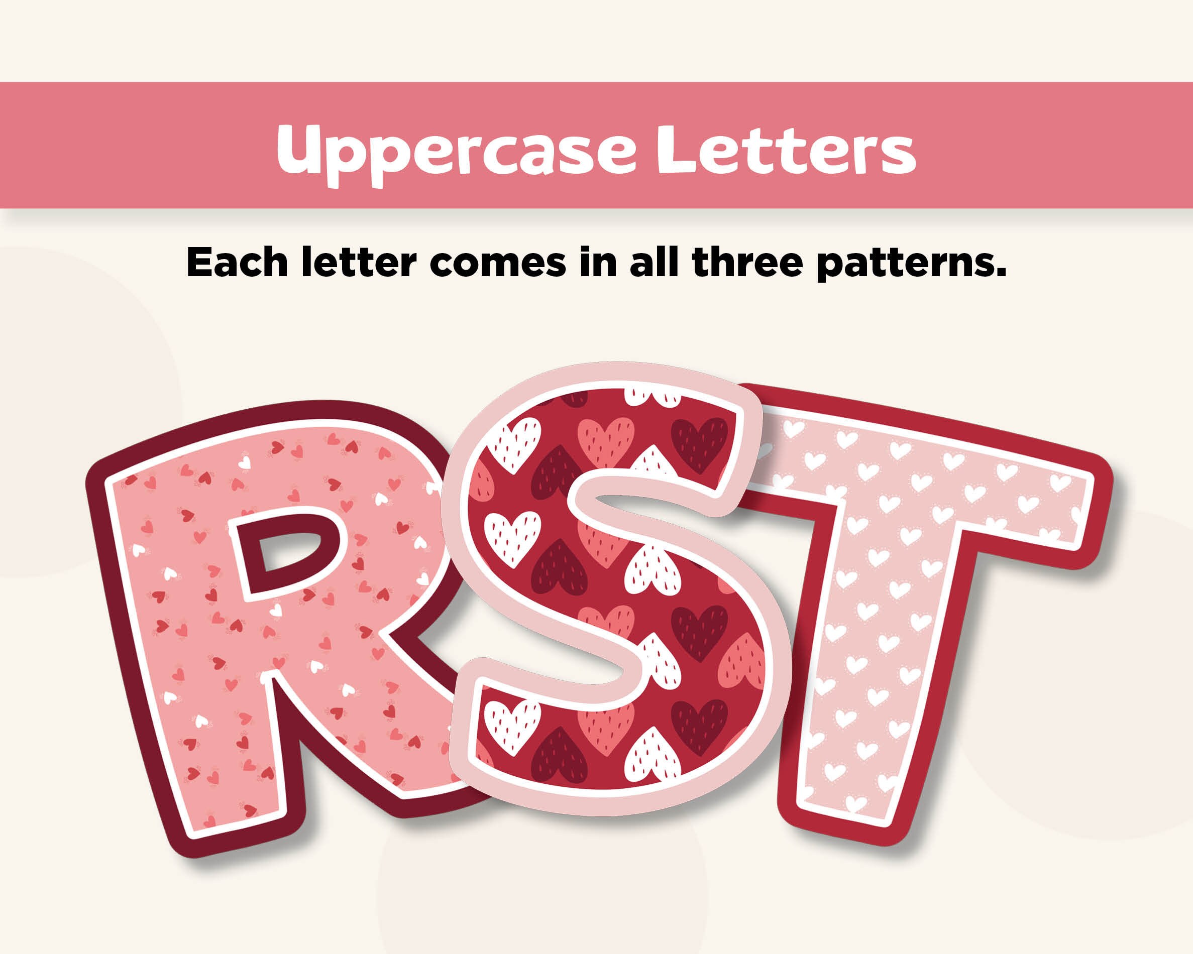 Valentines Bulletin Board Letters February, Valentines Letters ...