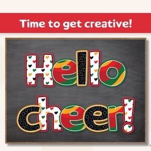 Black History Bulletin Board Letters, Black History Month Bulletin ...