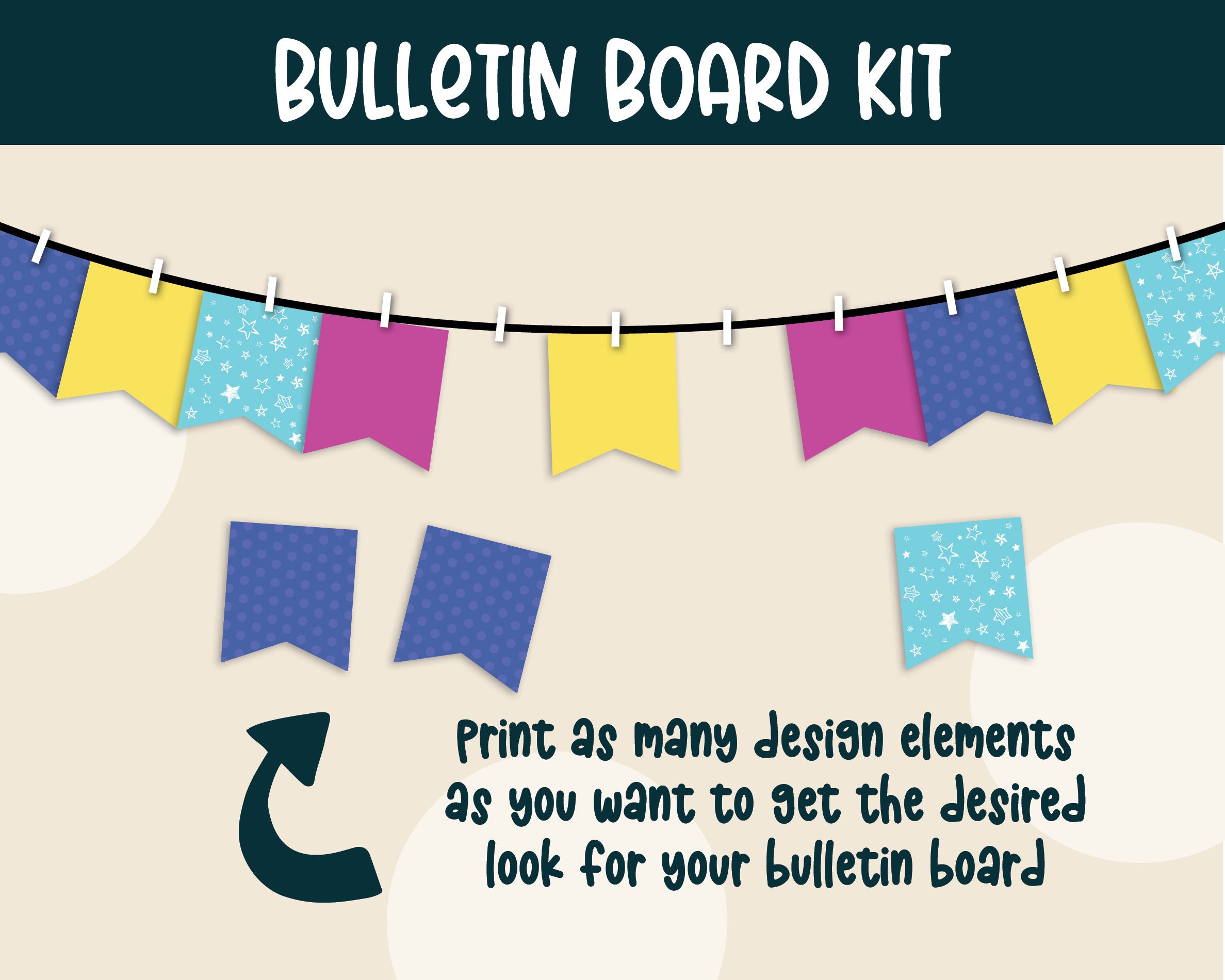 Back to School Bulletin Board Kit Classroom Decor Door - Etsy