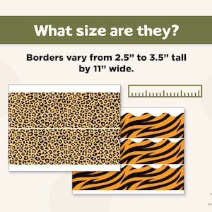 Safari Bulletin Board Kit, Animal Print Bulletin Board Letters ...