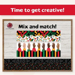Black History Month Bulletin Board Borders, Black History Borders ...