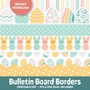 Library Bulletin Board Border Set, Book Bulletin Border, Printable ...