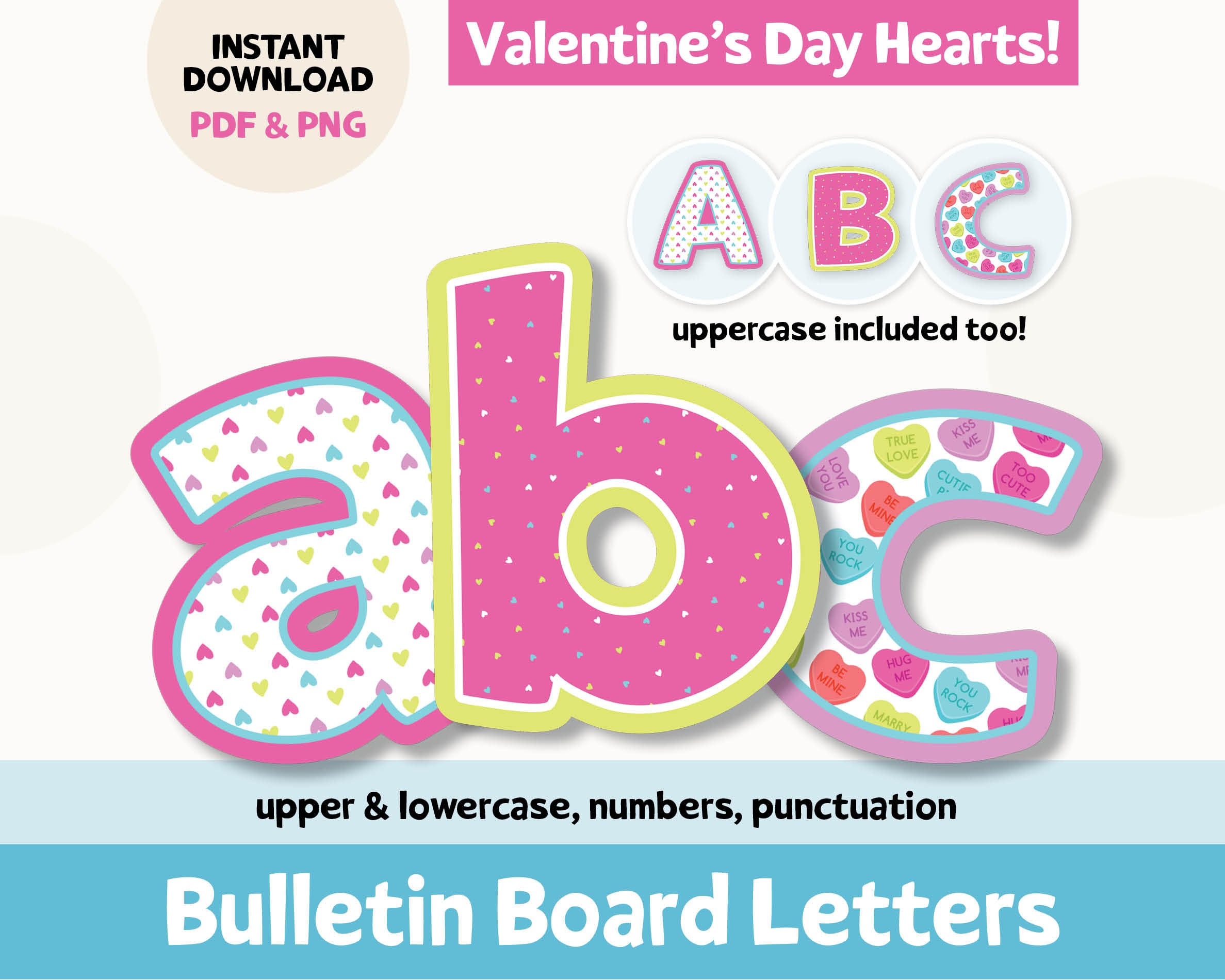 Valentines Bulletin Board Letters February, Valentines Letters ...