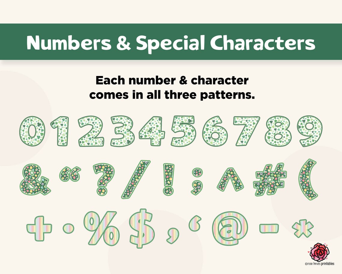 St. Patrick's Day Bulletin Board Letters: Shamrock ABC Cutout ...