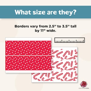 Candy Cane Bulletin Borders, Christmas Bulletin Board Borders ...