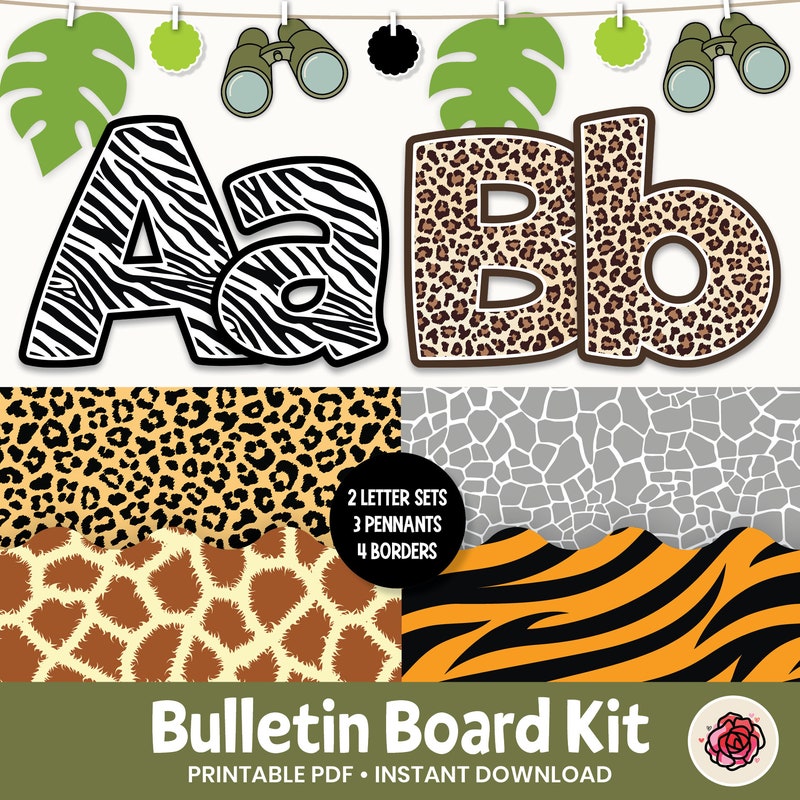 Printable Safari Border - Etsy