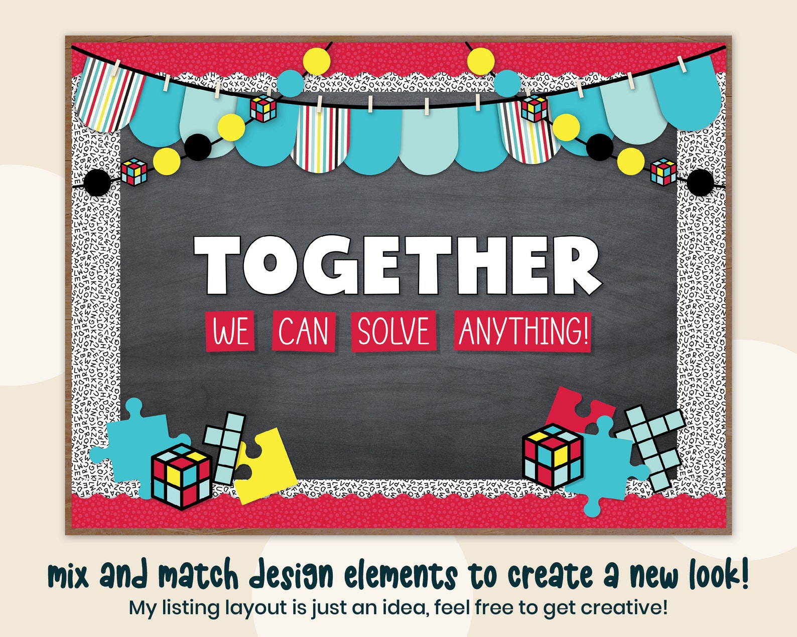 Back to School Bulletin Board Kit | Classroom Decor | Door Decor ...