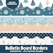 Spring Bulletin Board Border Set, Bright Spring Bulletin Border ...