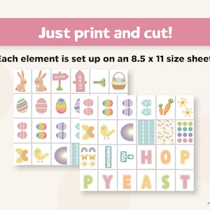 Easter Bulletin Board Kit for Spring Classroom Decor, April Bulletin ...