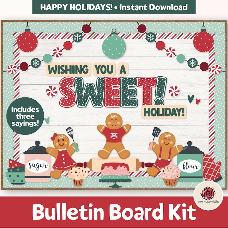 Gingerbread Bulletin Board - Etsy