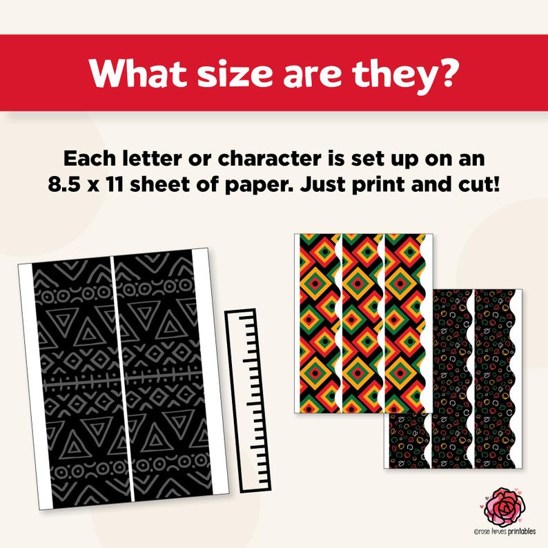 Black History Month Bulletin Board Borders, Black History Borders ...