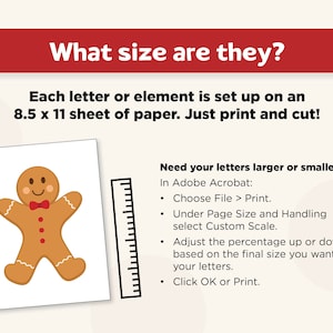 Christmas Bulletin Board Kit, Gingerbread Bulletin Board, Printable ...