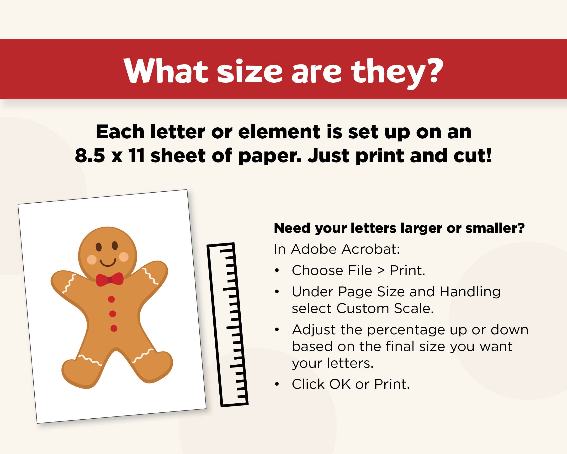 Christmas Bulletin Board Kit, Gingerbread Bulletin Board, Printable ...