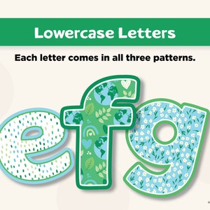 Earth Day Bulletin Board Letters, Printable Bulletin Board Letters ...