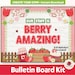 Strawberry Bulletin Board Letters, Strawberry Printable Letters for ...