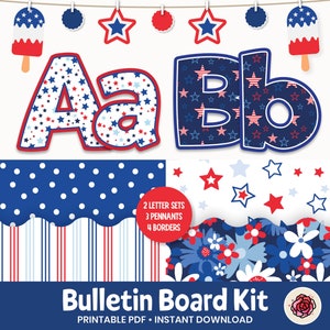 4th of July Border Bulletin Board - Etsy