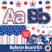 4th of July Bulletin Board Border, Patriotic Bulletin Border, Printable ...