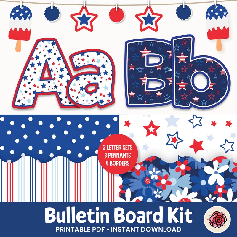 Fourth of July Bulletin Boards - Etsy