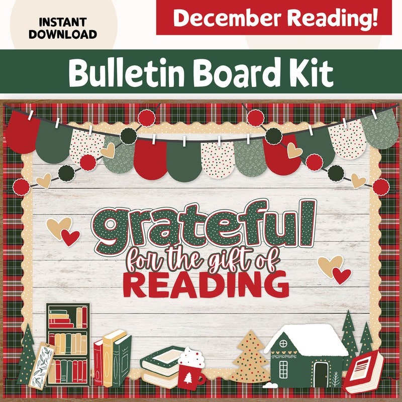 Winter Bulletin Board Kit - Etsy