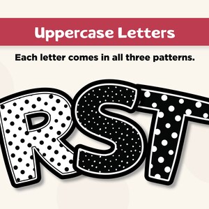 Black Bulletin Board Letters Printable, Back to School Classroom Door ...