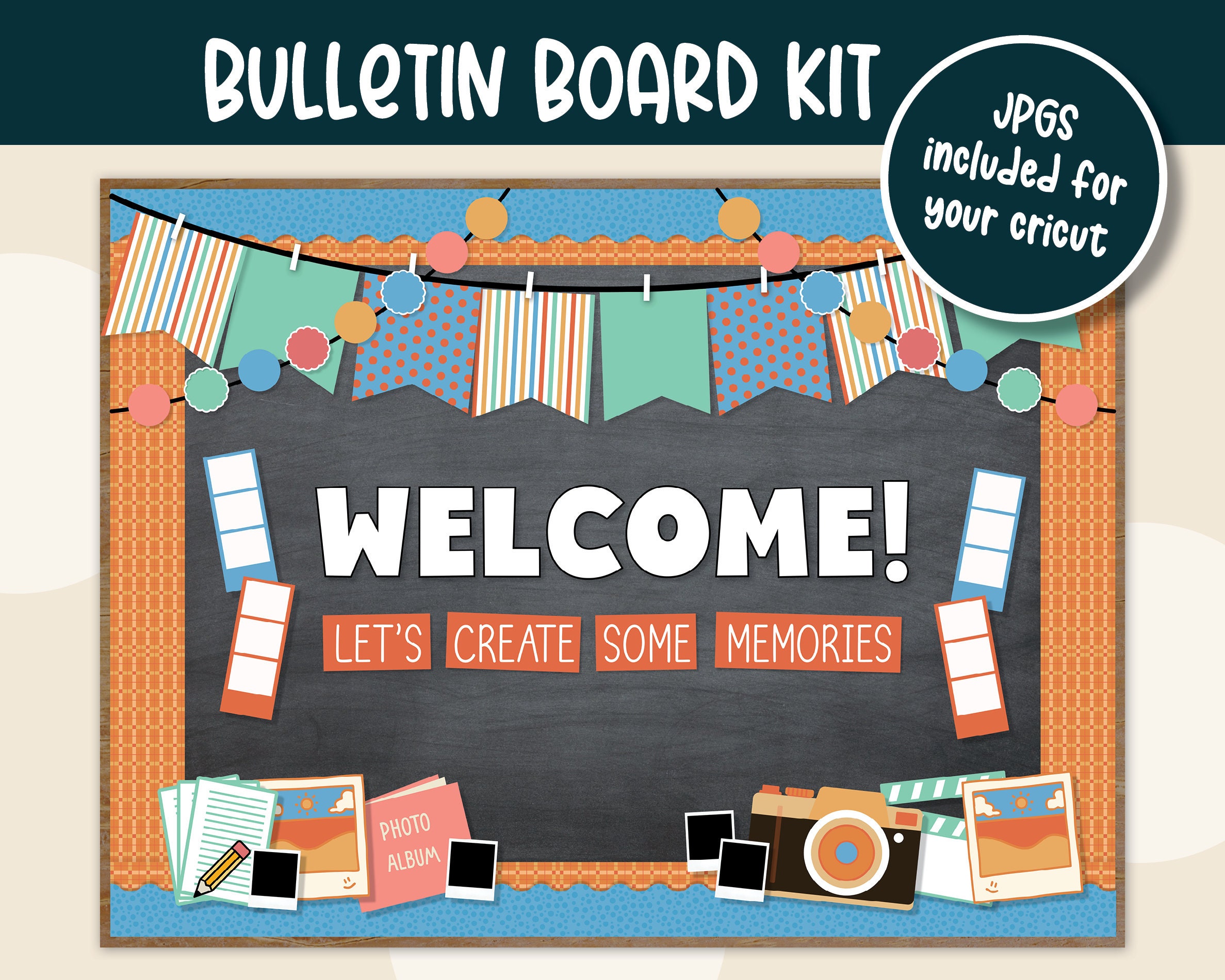 Back to School Bulletin Board Kit Classroom Decor Welcome - Etsy