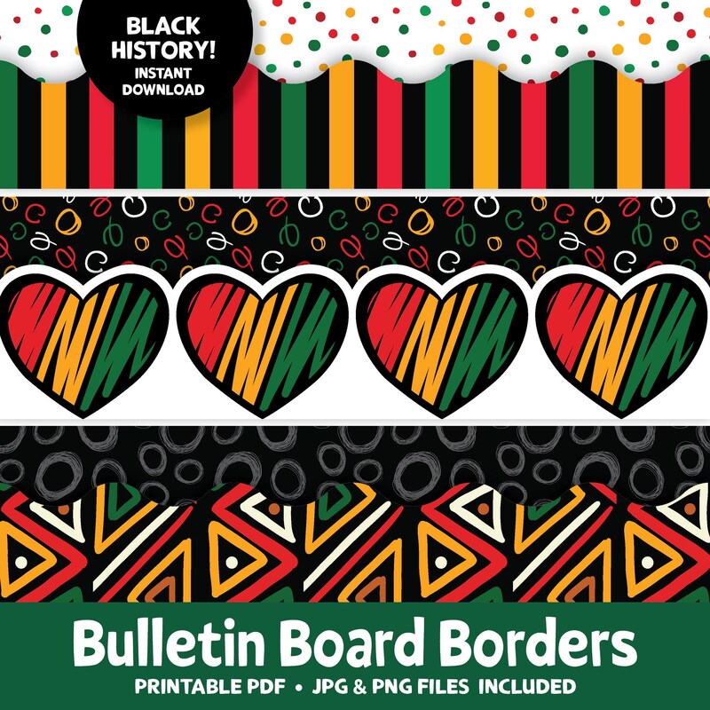 Black History Month Bulletin Board Border - Etsy