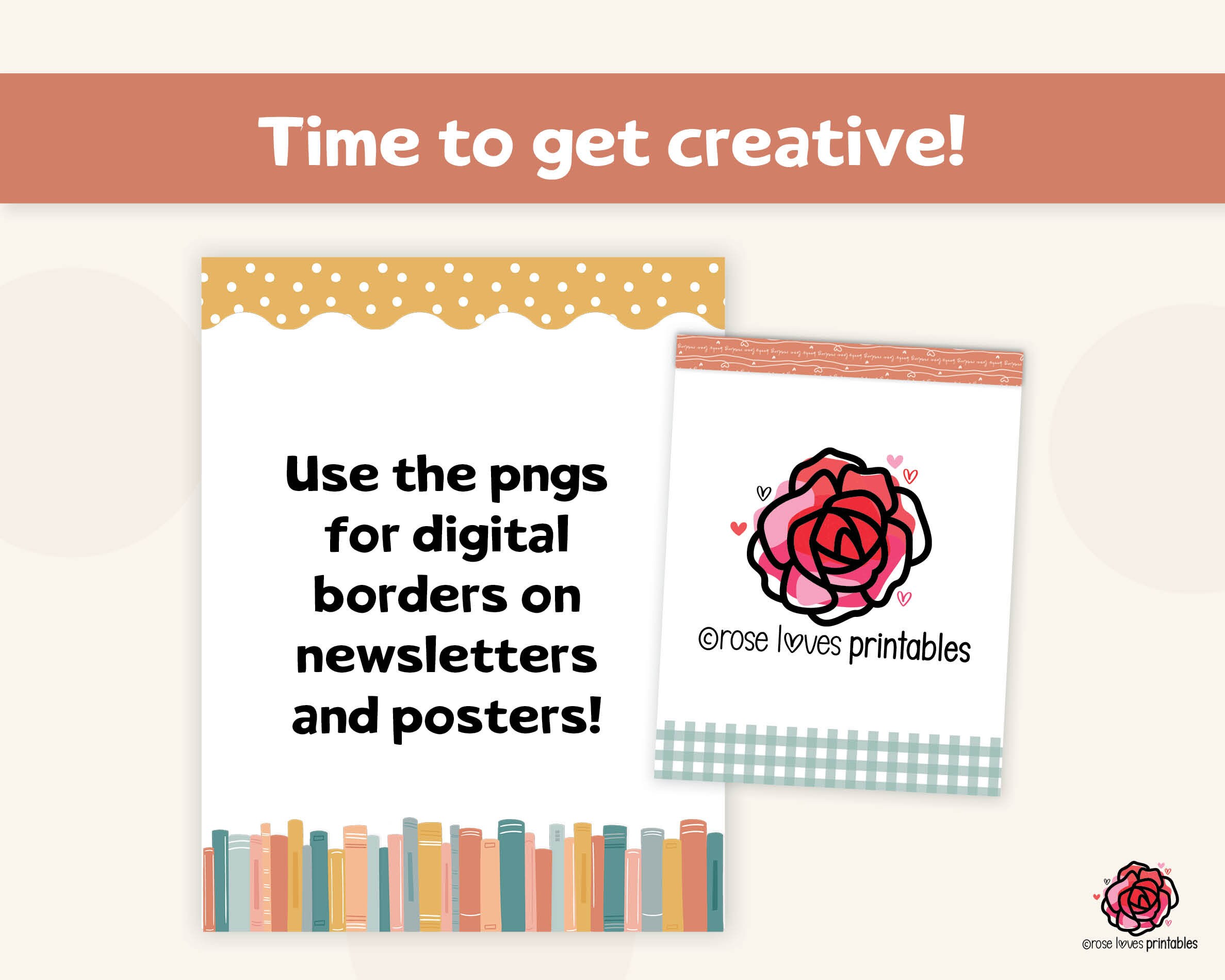 Library Bulletin Board Border Set, Book Bulletin Border, Printable ...