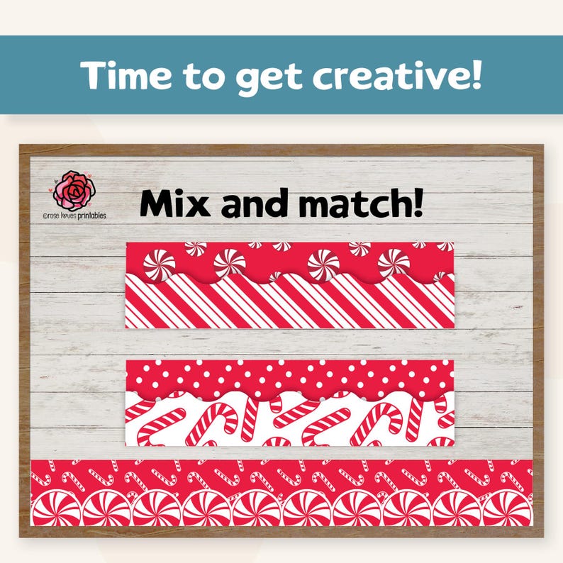 Candy Cane Bulletin Borders, Christmas Bulletin Board Borders ...