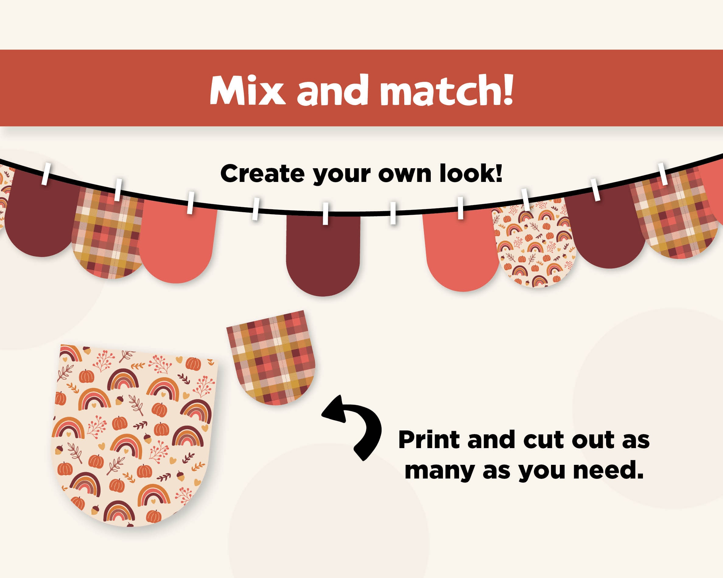 Fall Themed Printable Bulletin Board Kit or Classroom Door Decor ...