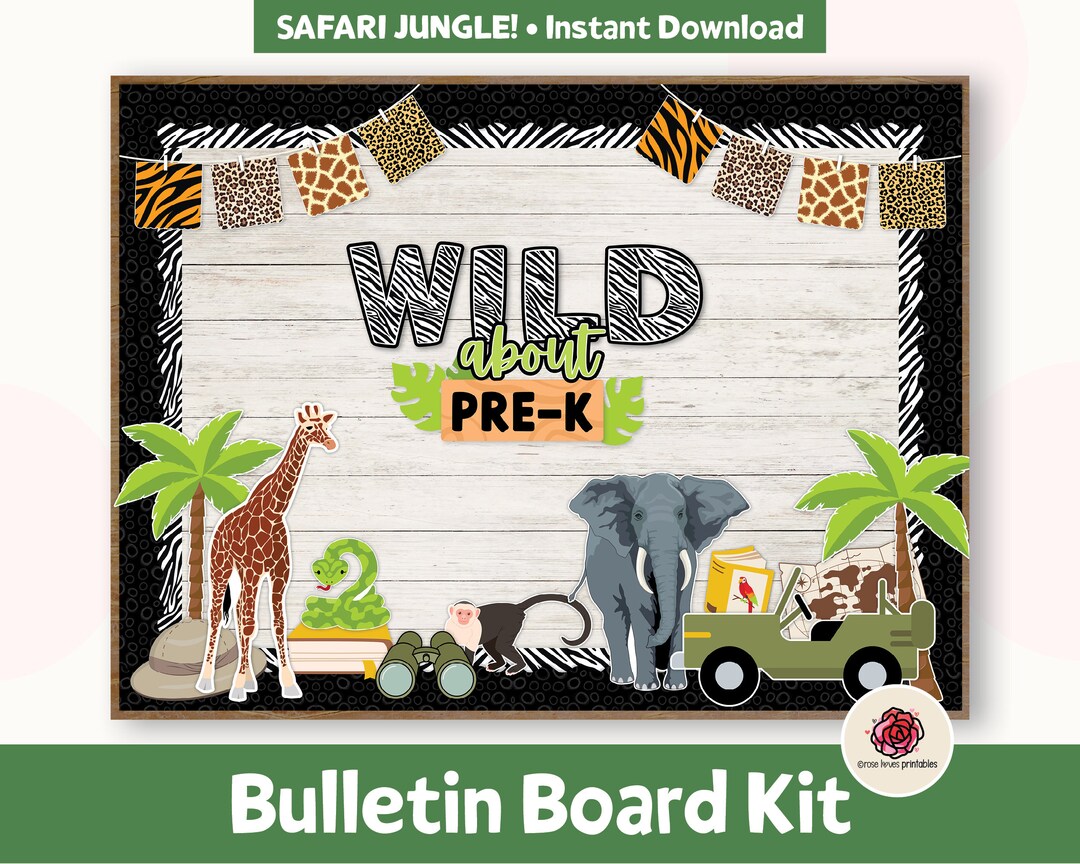 Pre-k Bulletin Board Kit, Back to School Printable Bulletin Board for ...