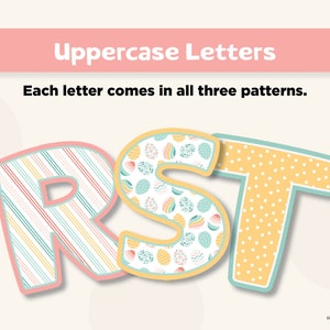 Easter Bulletin Board Letters, Printable Bulletin Board Letters for ...