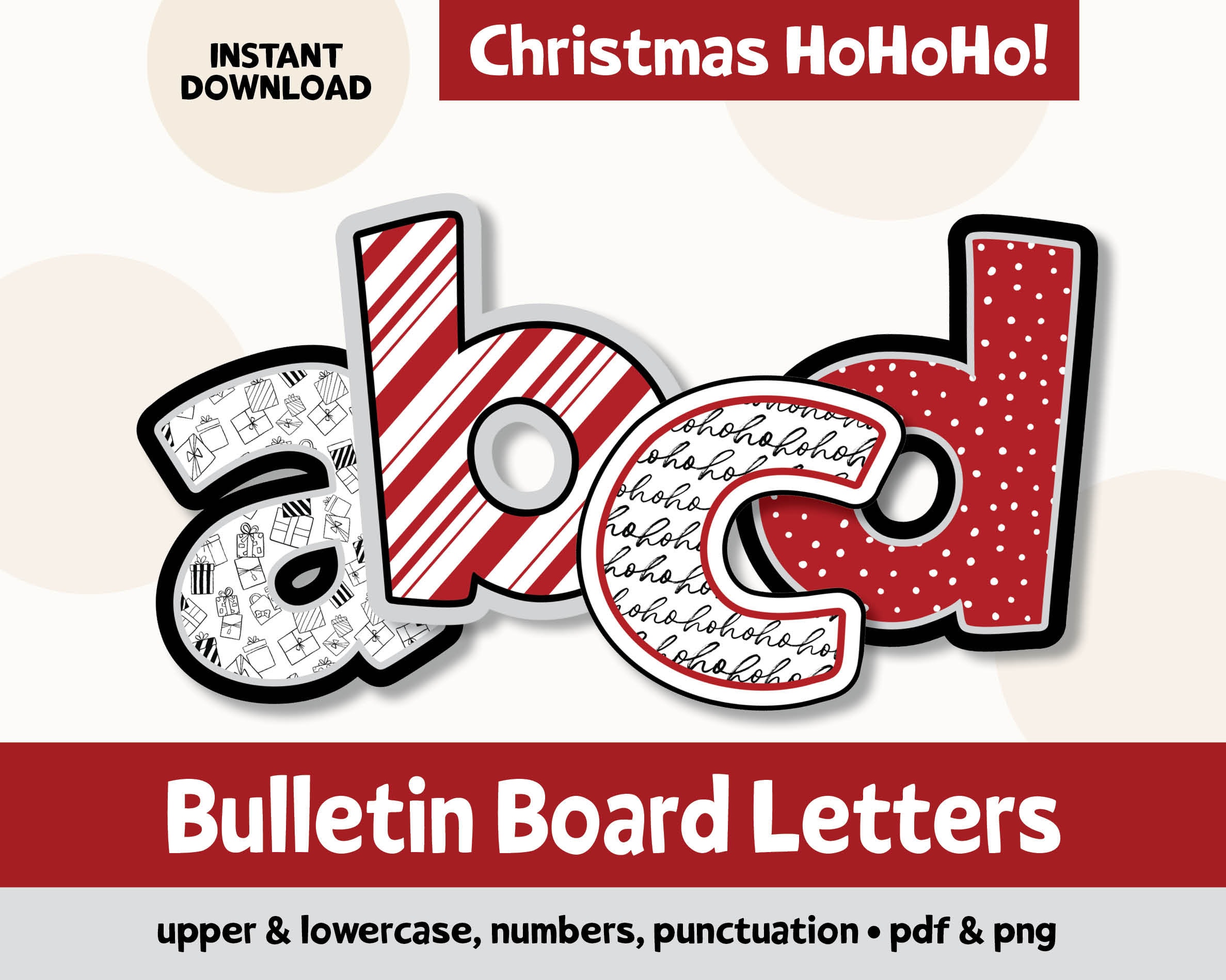 Christmas Bulletin Board Letters December, Christmas Letters Png ...
