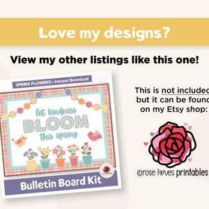 Bright Spring Bulletin Board Letters, Spring Printable Letters, April ...