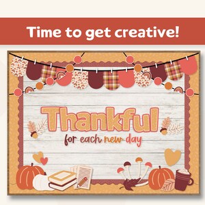 Fall Themed Printable Bulletin Board Kit or Classroom Door Decor ...