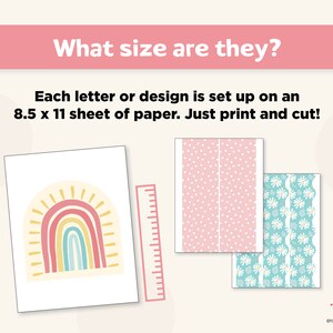 Spring Bulletin Board Kit, Printable Bulletin Board Letters, Printable ...