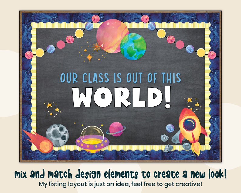 Back to School Bulletin Board Kit Classroom Decor Door - Etsy