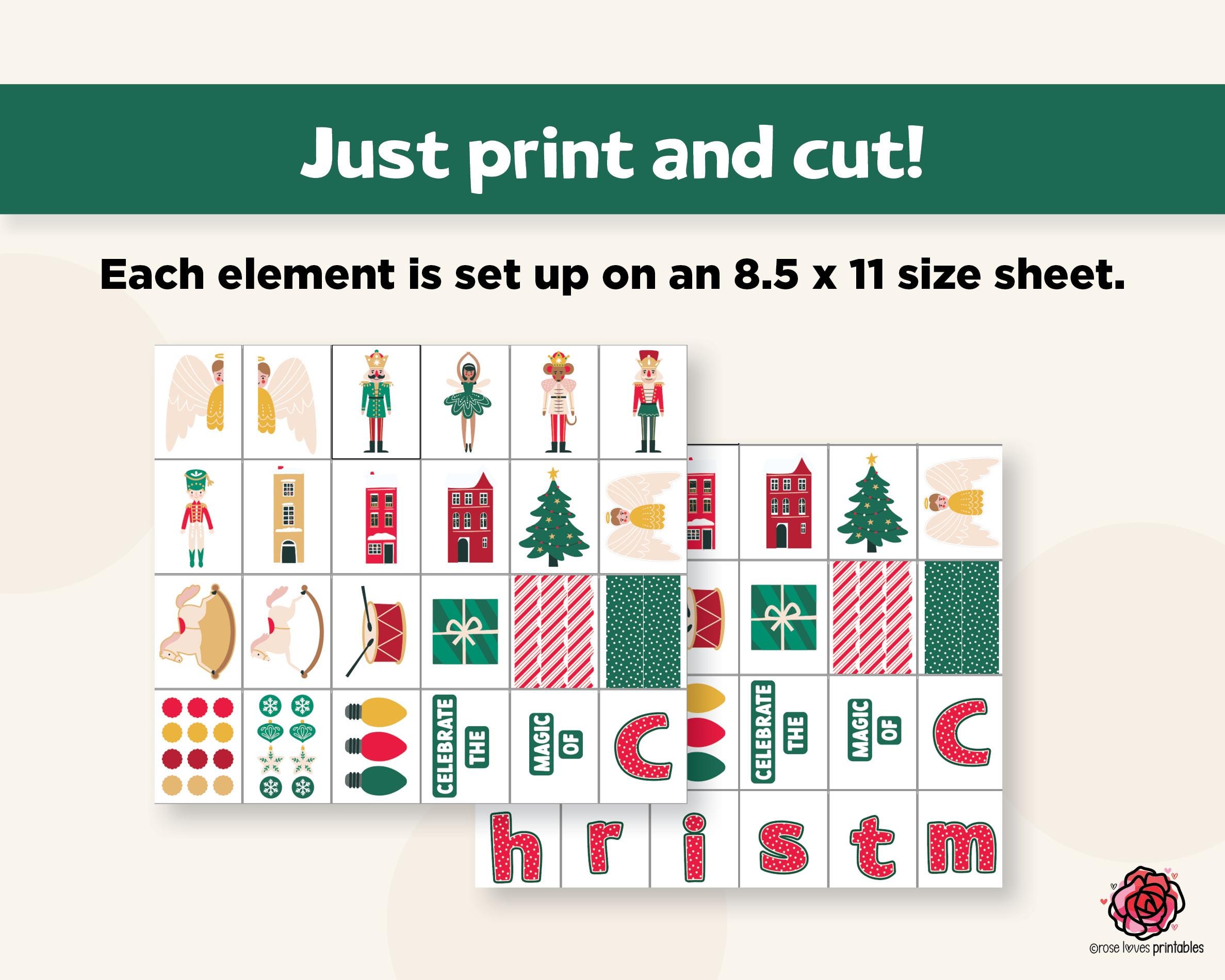 Nutcracker Bulletin Board, Christmas Bulletin Board Kit, Printable ...