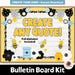 Spring Bulletin Board Kit, Bumble Bee Bulletin Board Letters, Printable ...