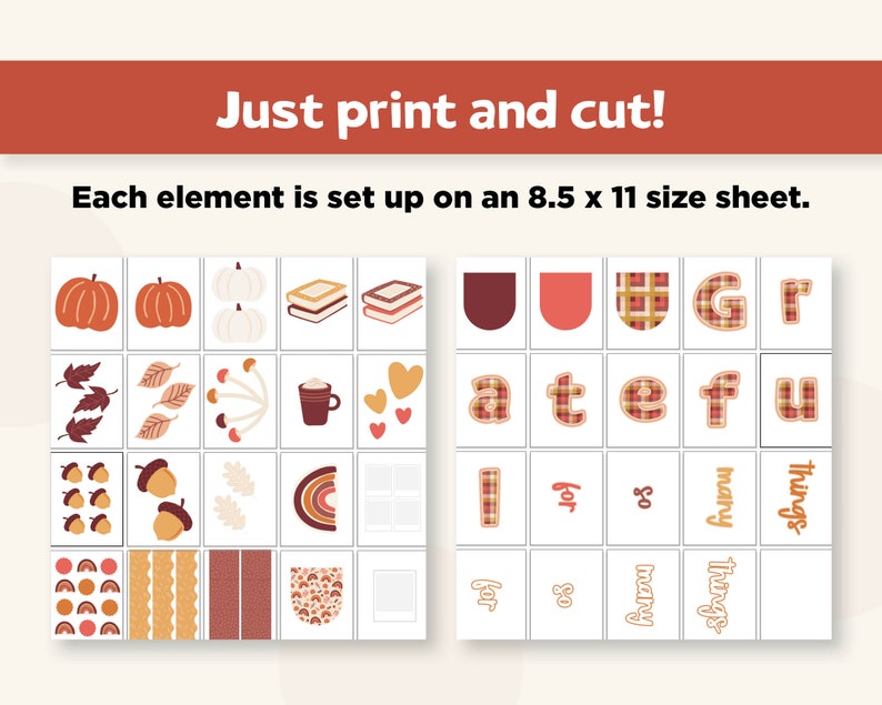 Fall Themed Printable Bulletin Board Kit, Classroom Door Decor ...