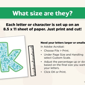 Earth Day Bulletin Board Letters, Printable Bulletin Board Letters ...