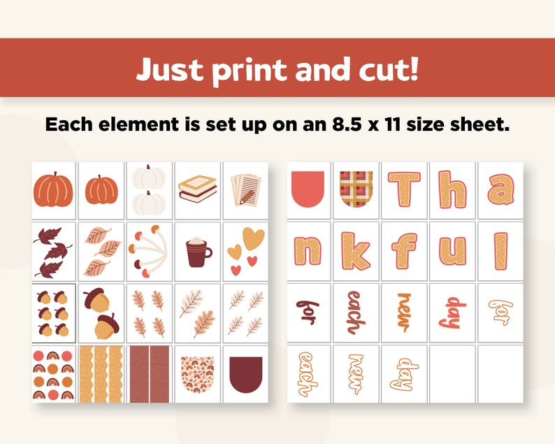 Fall Themed Printable Bulletin Board Kit or Classroom Door Decor ...