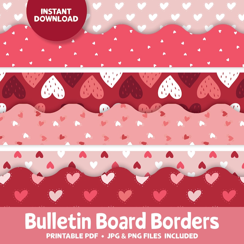 Valentines Borders - Etsy