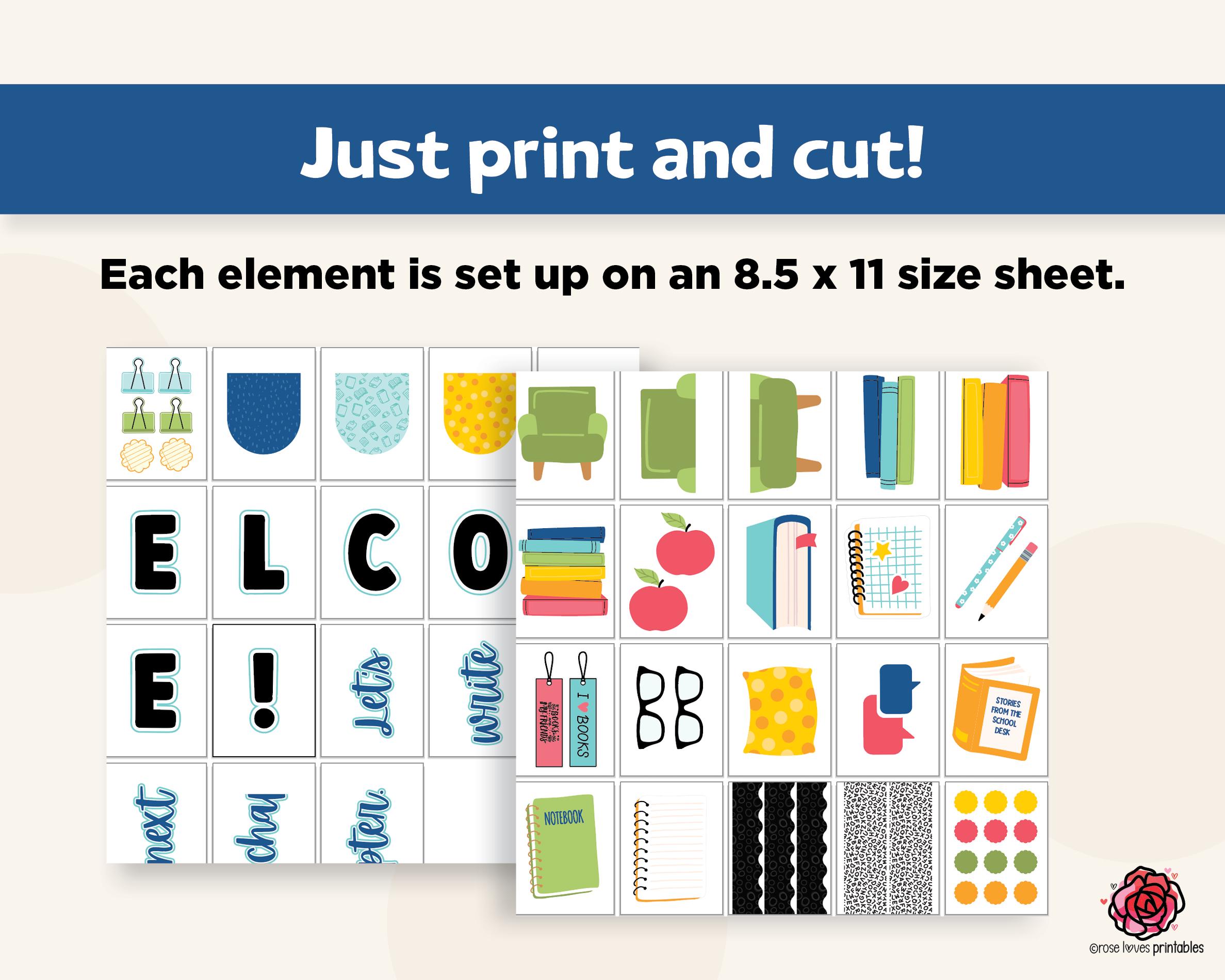 Back to School Bulletin Board Kit, Classroom Decor, Welcome Back to ...