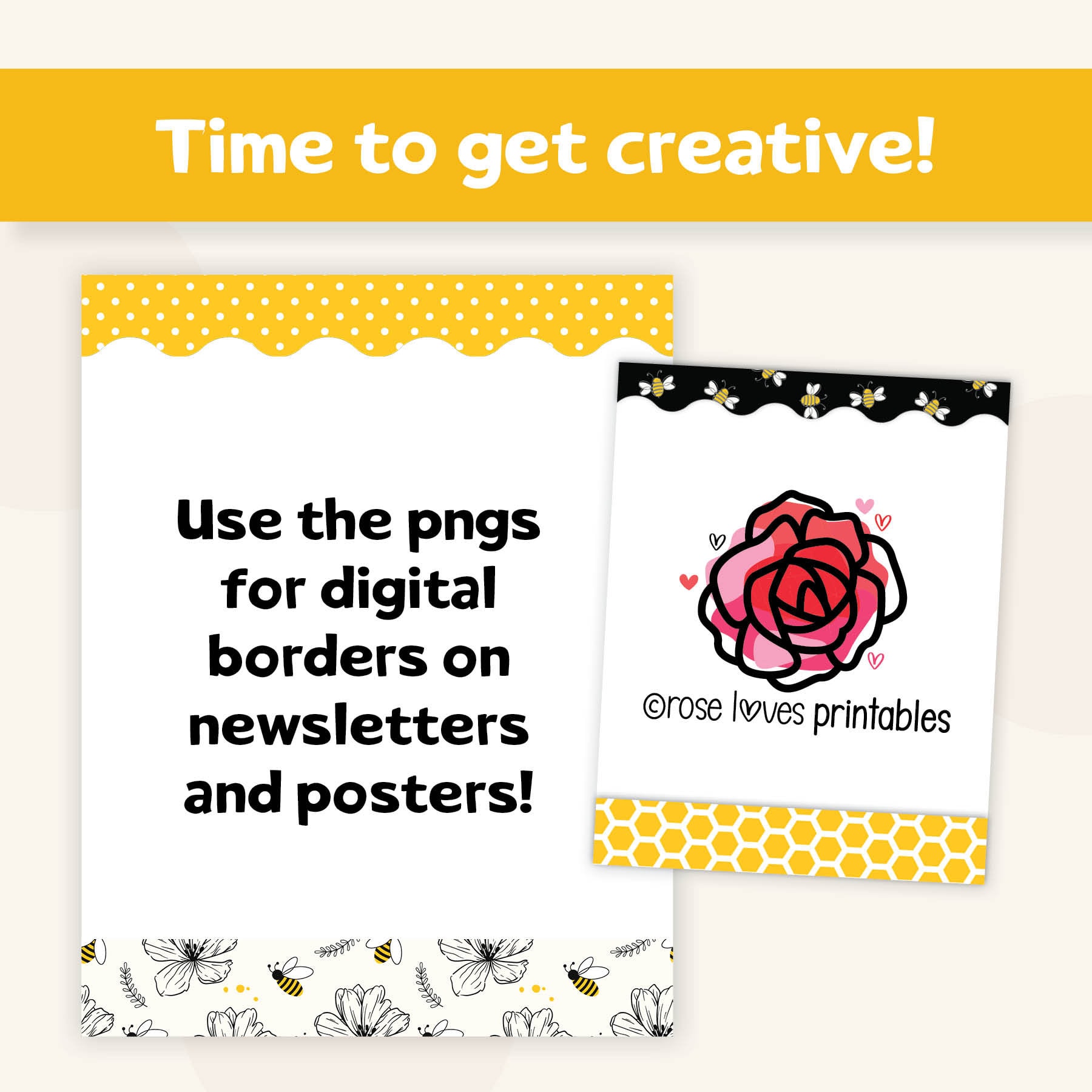 Spring Classroom Bulletin Board Border Set, Bumble Bee Bulletin Border ...