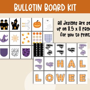 Halloween Bulletin Board Kit, Happy Halloween Bulletin Board, Haunted ...